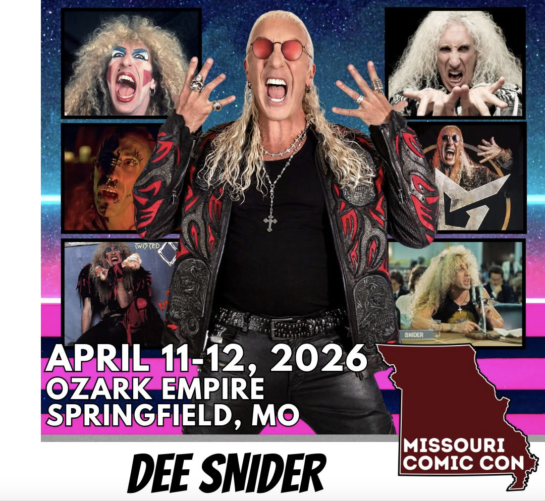 Dee Snider to Headline Missouri Comic Con 2026 in Springfield ...